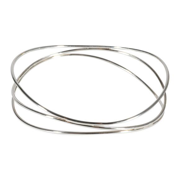 Tiffany & Co. | Jewelry | Tiffany Co Elsa Peretti 3 Row Wave Bracelet ...